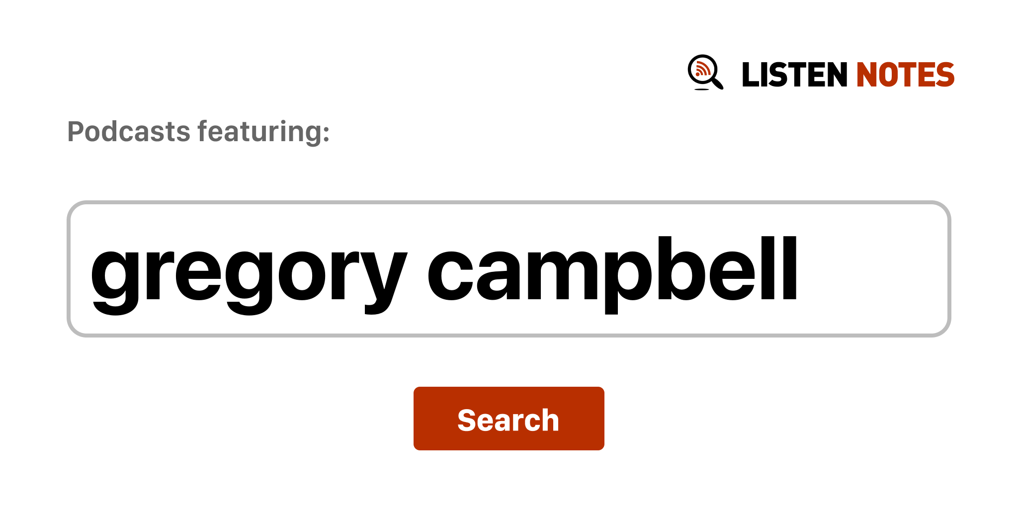 Gregory Campbell - Top-Podcast-Folgen